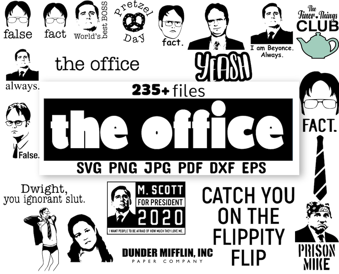 The Office Bundle SVG the Office Svg the Office PNG the - Etsy