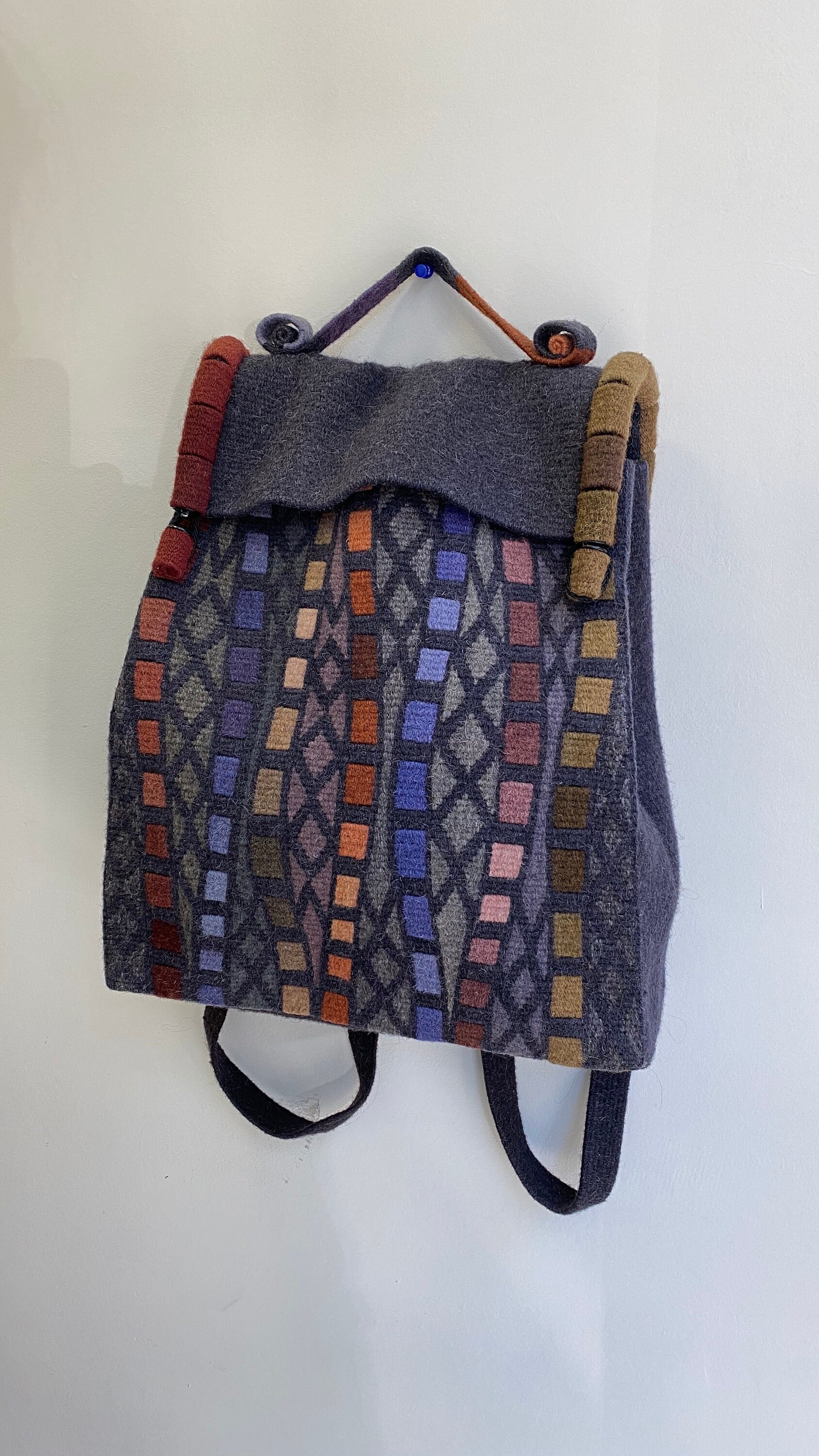 Tapestry Backpack, Stylish Ethnic Bag, Purple Backpack - Etsy Canada