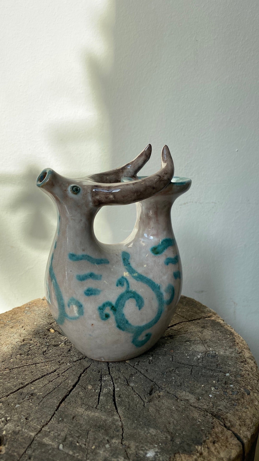 Ceramic Wine Vessel, Animal-shaped Tableware, Lead-free Utensil, Ethnic ...