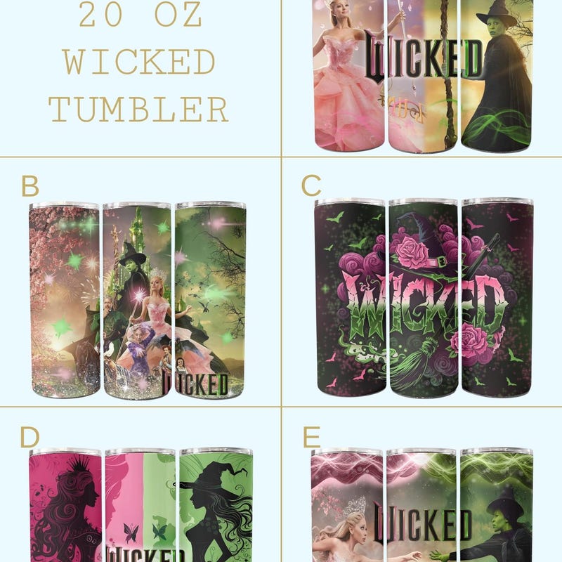 Wicked Stainless Tumblers - Etsy