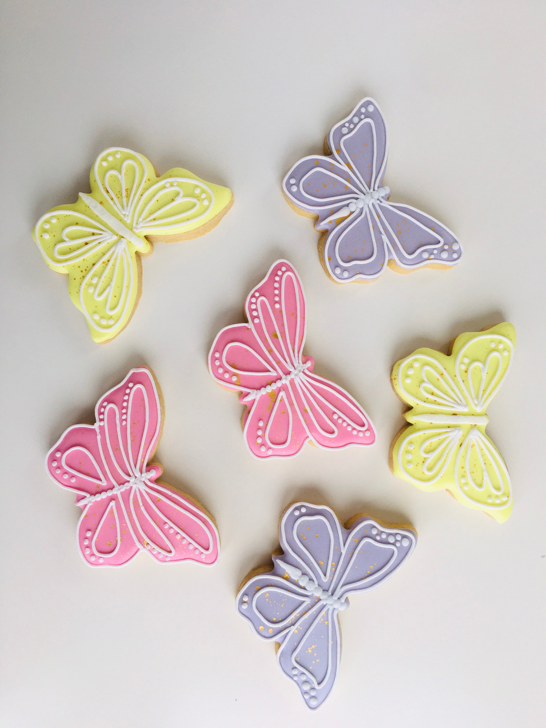 Custom Butterfly Shortbread Biscuit Postal Box - Etsy UK