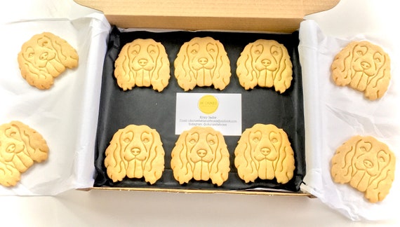 Cocker Spaniel Shaped Shortbread Biscuit Box - Etsy