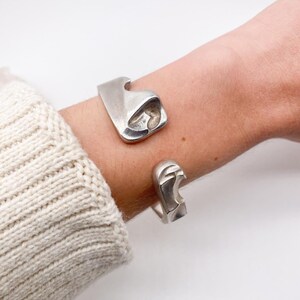 Björn Weckström / Lapponia, 925 Sterling Silber Armreif Modell "apollo ...