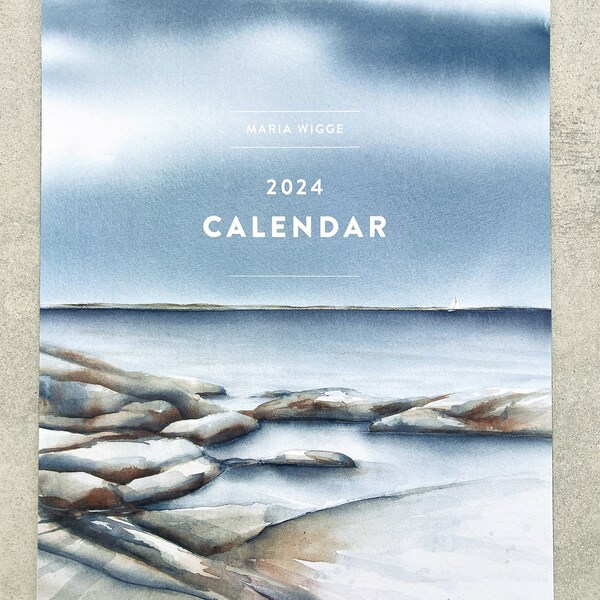 Watercolor Calendar - Etsy