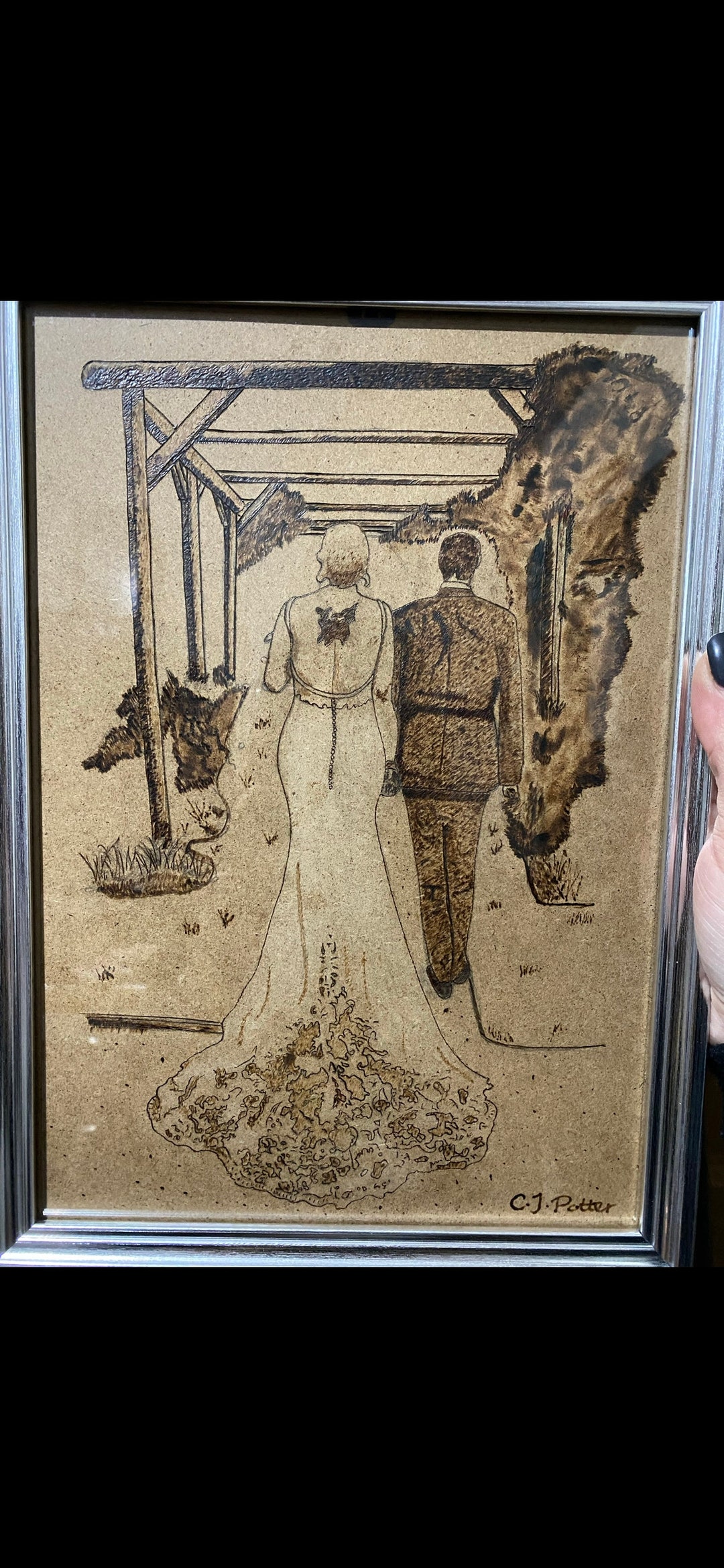 Your Photograph Burnt Into a Stunning Piece Landscape or People Gift ...