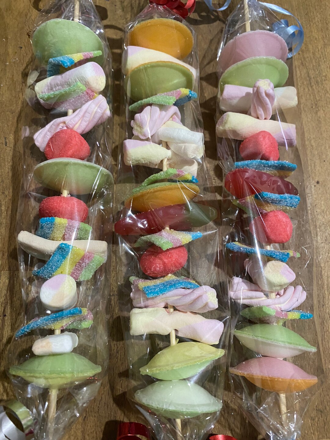 Set of 3 Sweet Skewered Kebabs Great Stocking Filler Christmas Present ...