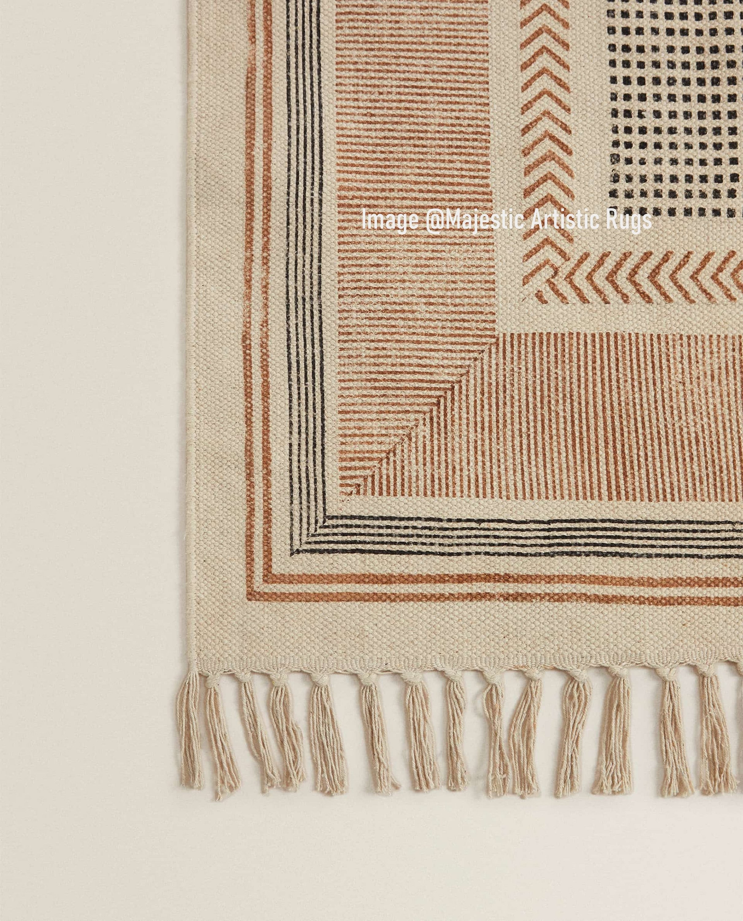 9x12 Ft Rug Cotton Rug Handmade Rug Living Room Rug Modern - Etsy