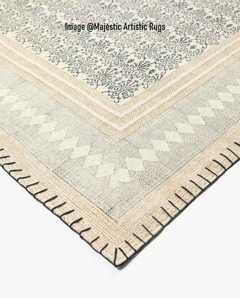 5x8 Feet Cotton Rug Handmade Rug Outdoor / Indoor Rug - Etsy