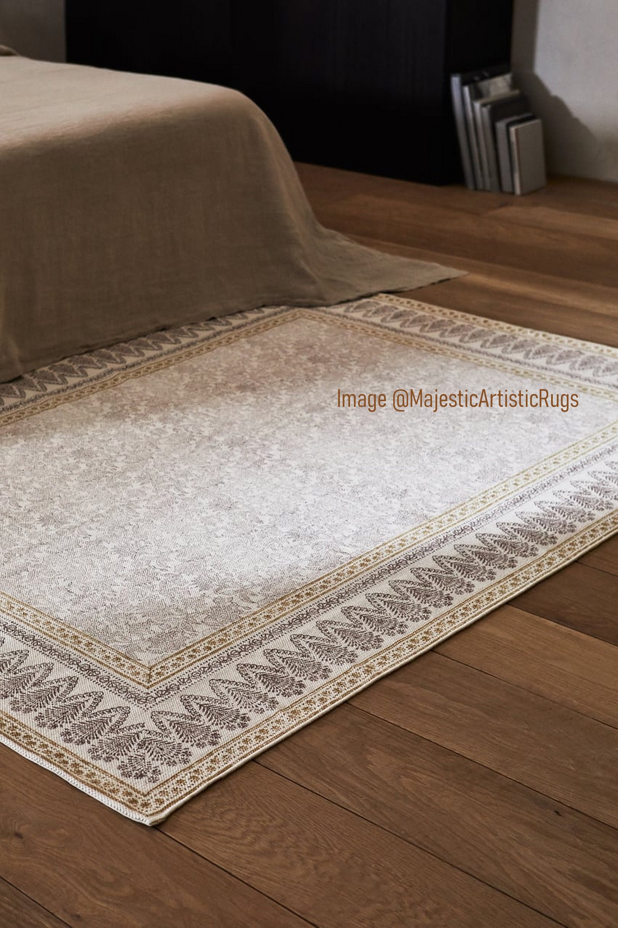 8x10 Ft Rug, Cotton Rug, Handmade Rug, Antique Rug, Kitchen Rug, Large ...