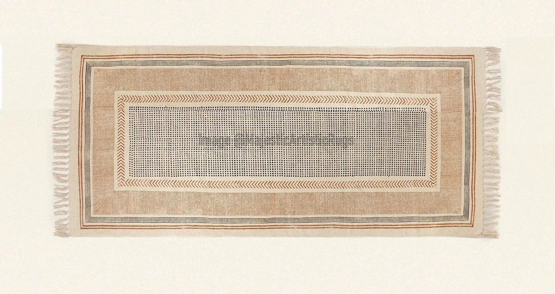 2x6 Ft Rug Runner Rag Rug Cotton Rug Carpet Rug Decorative Rug Runner ...