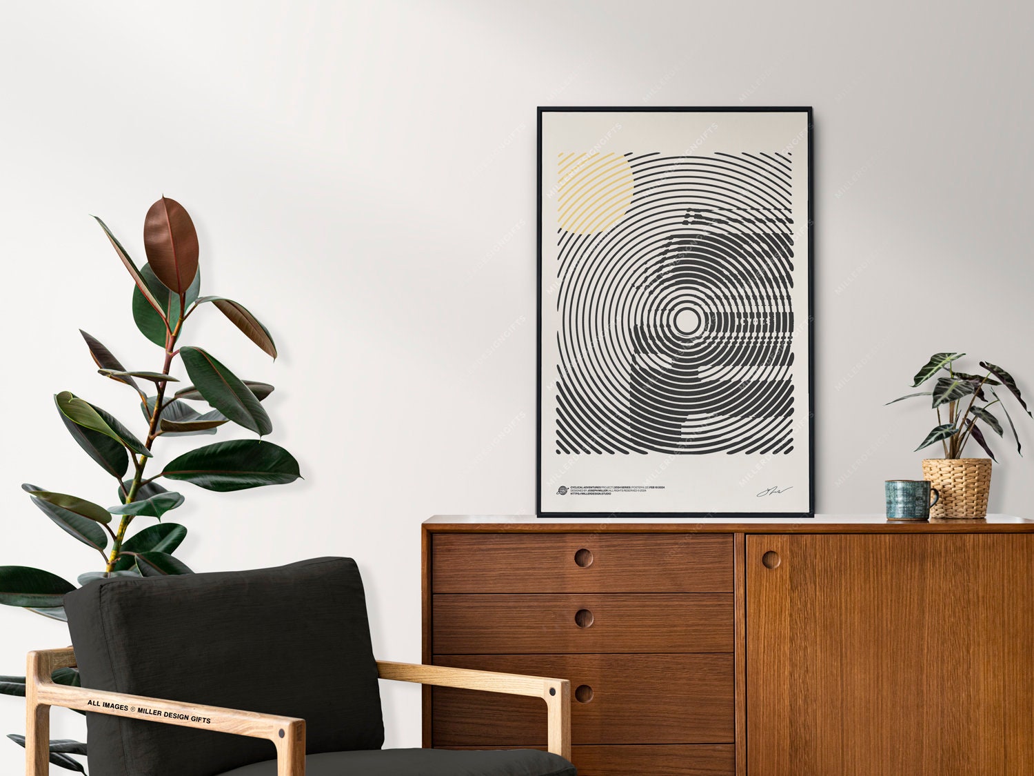 Toyota FJ Cruiser Print | Original Wall Art Poster | Mid-century Modern ...