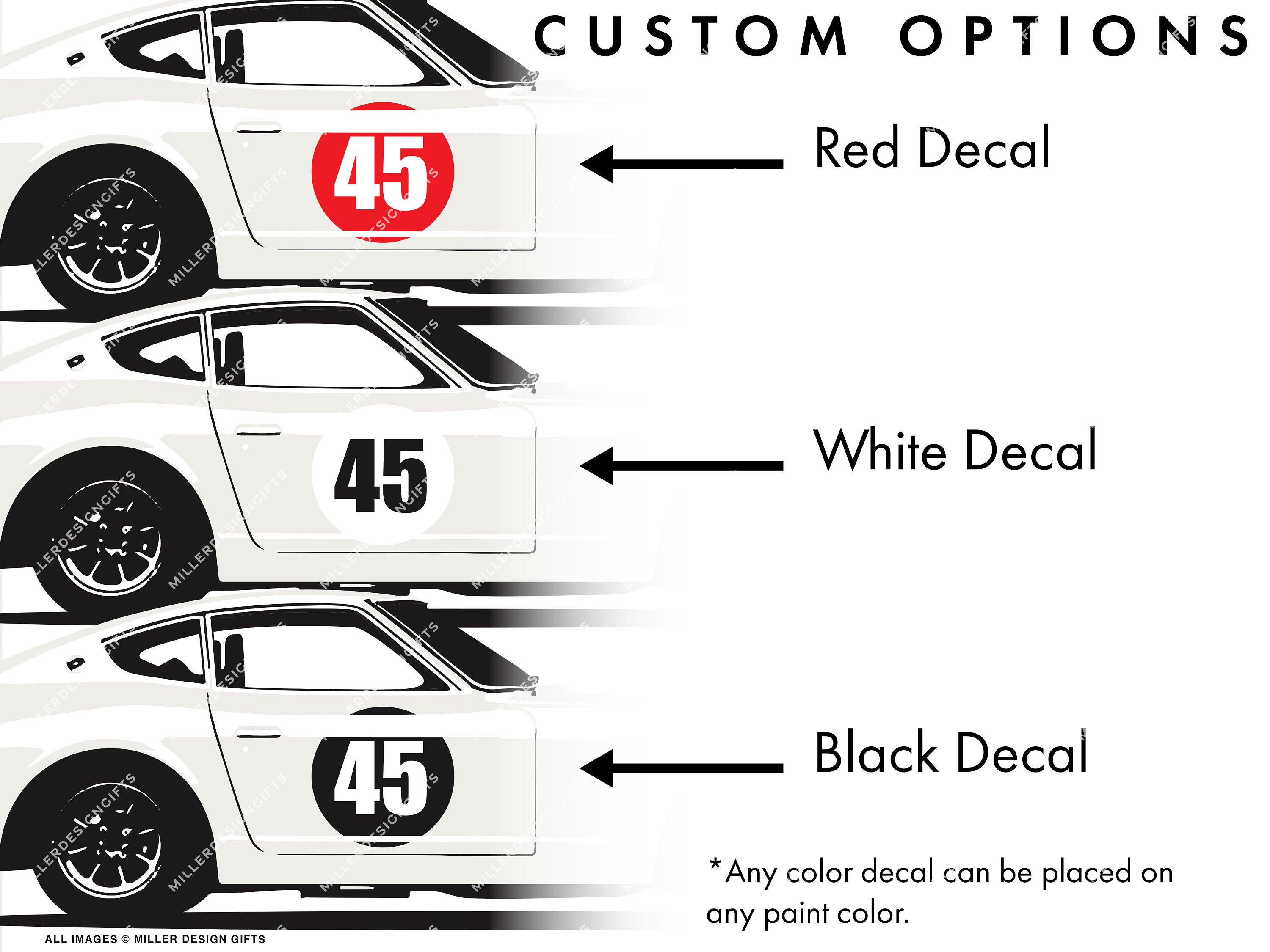 Nissan 240Z Color Codes Set of 3 Prints - Fairlady Z - Original Wall ...
