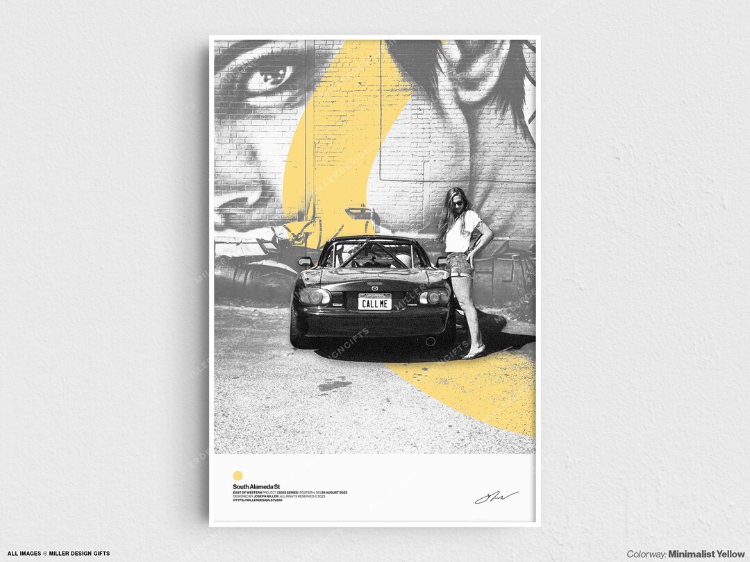 Mazda MX5 Miata NB | East of Western Project Poster No. 6 - South ...