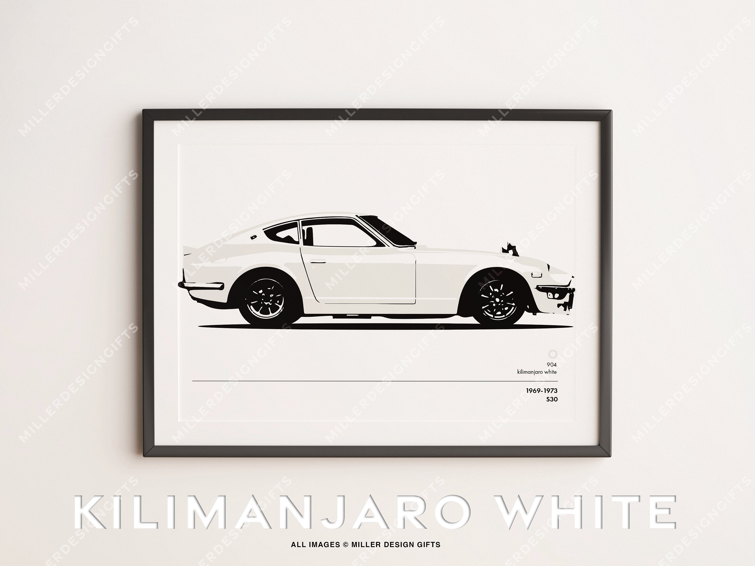 Nissan 240Z Color Codes Print Fairlady Z Original Art - Etsy
