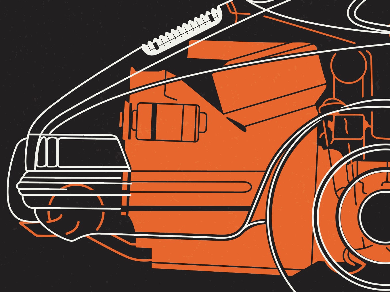 Porsche 911 Cutaway Print | Original Wall Art Posters