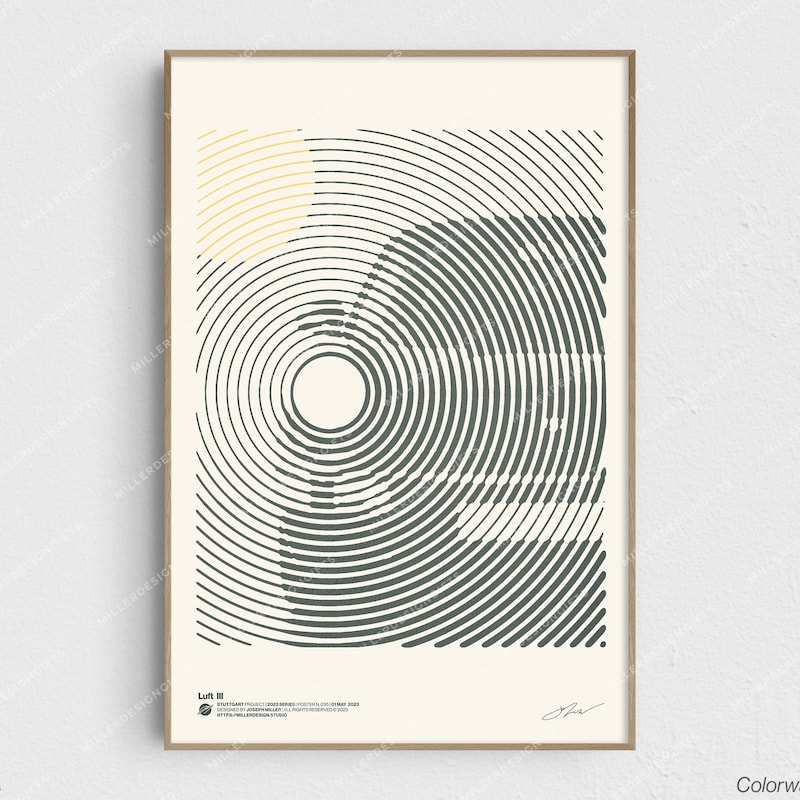 Poster Porsche Bauhaus - Etsy UK