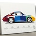 Porsche 911 993 Color Codes Print or Canvas Original Art Wall - Etsy