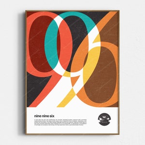 Porsche 996 Vintage Typography Print | Original Wall Art Poster | Mid ...