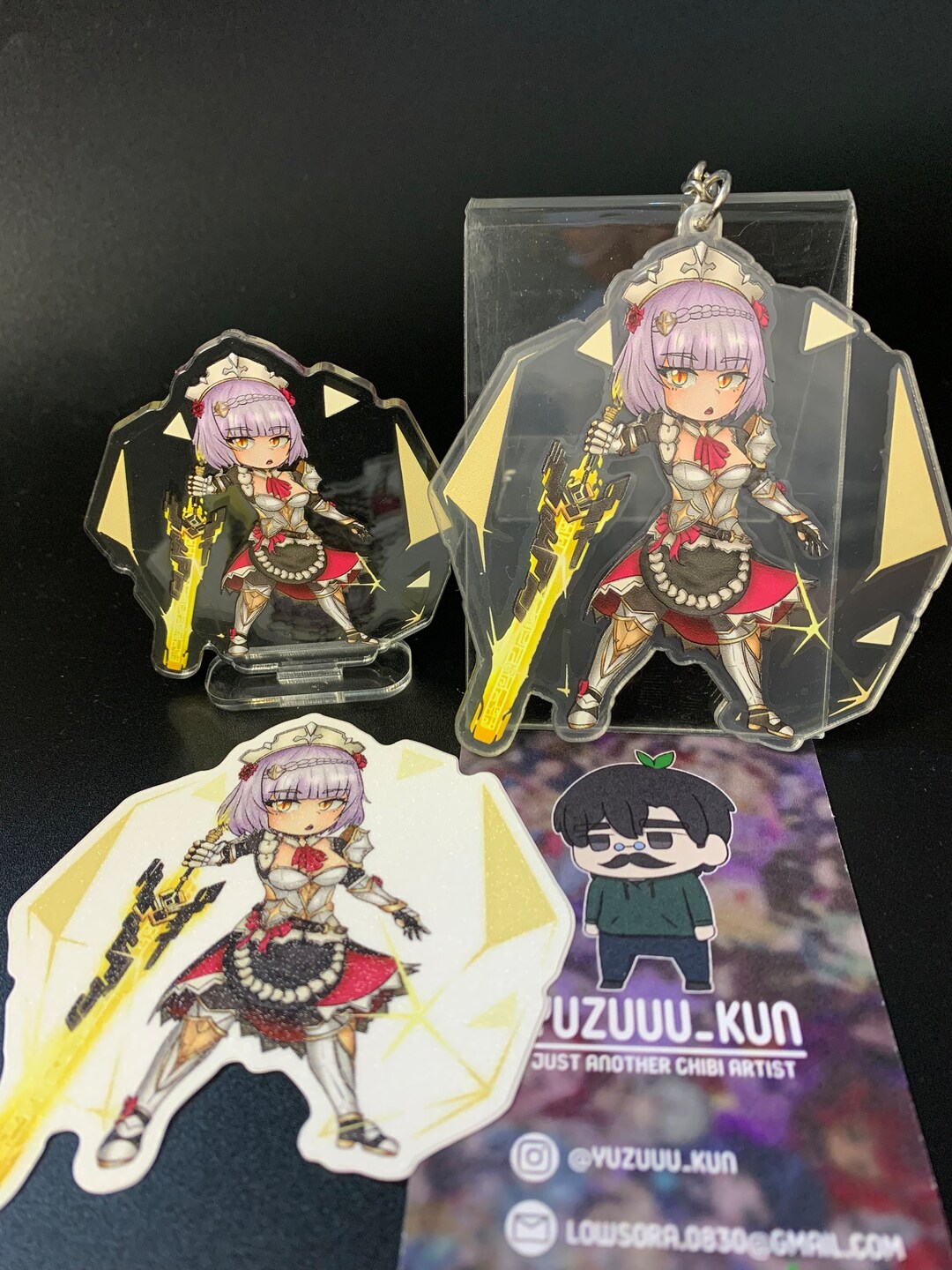 Genshin Impact Noelle Fanart Set - Etsy Australia