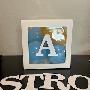 Custom Cardstock Letters for Baby Boxes, Custom Cardstock Letters for ...