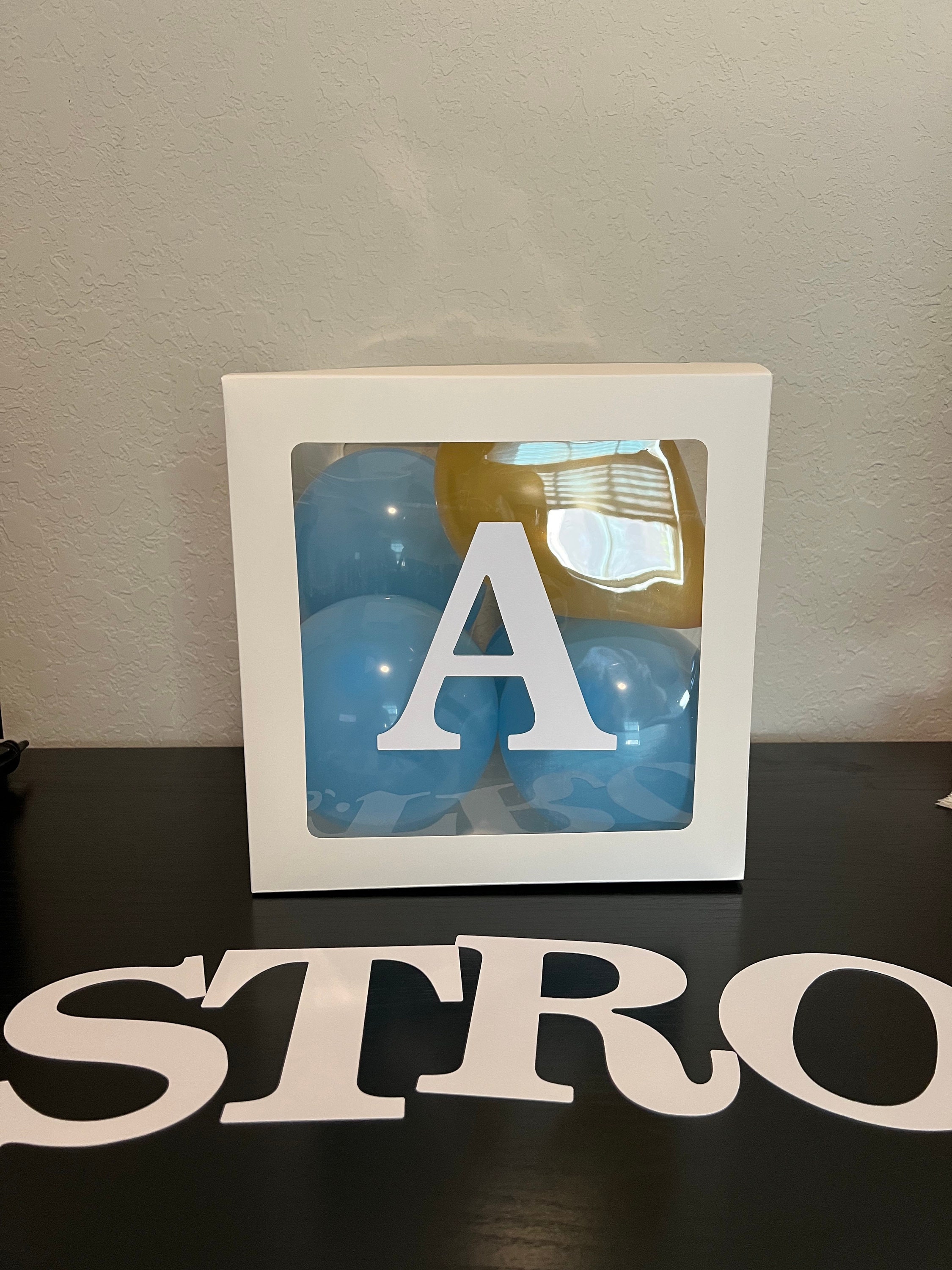 Custom Cardstock Letters for Baby Boxes Custom Cardstock - Etsy