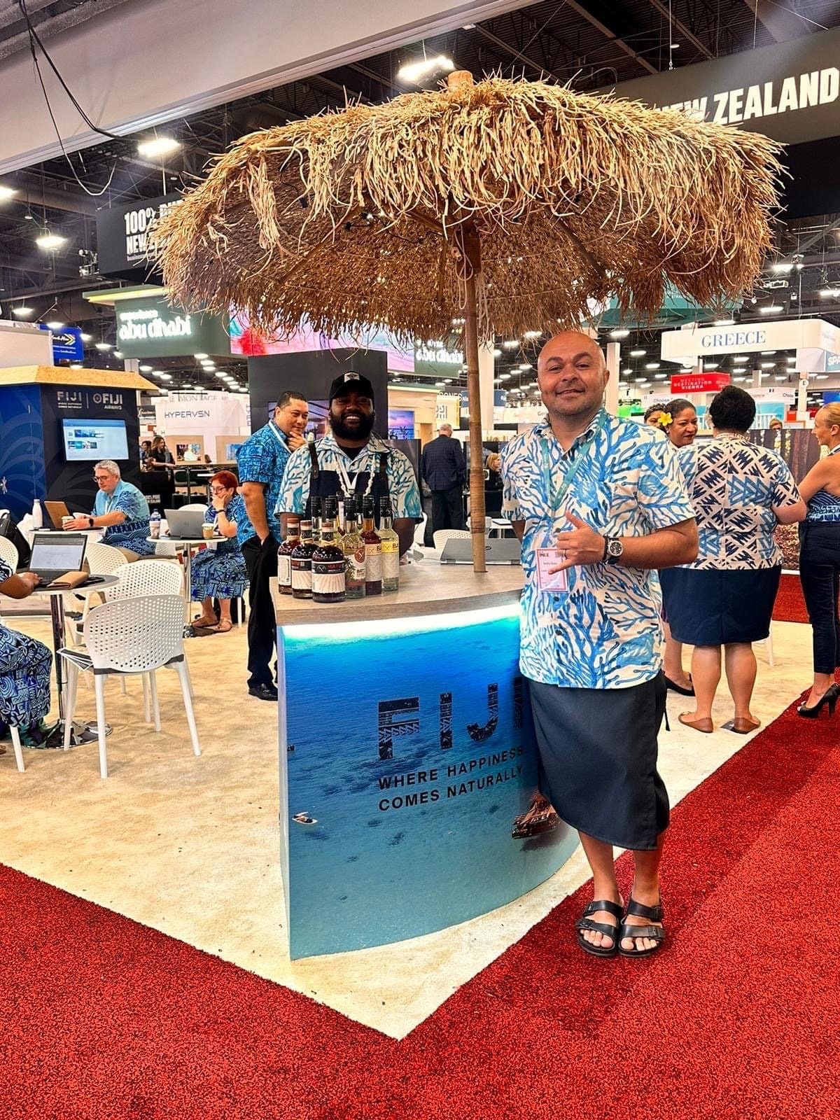 Coral and Seaweed Print Bula/aloha Shirt, Coconut Buttons, Blue. Made ...