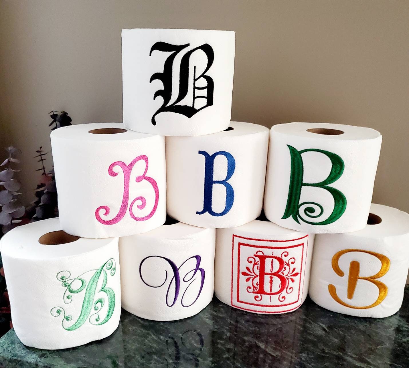 Bathroom Funny Bathroom D Toilet Paper Custom Gift Embroidery Custom ...