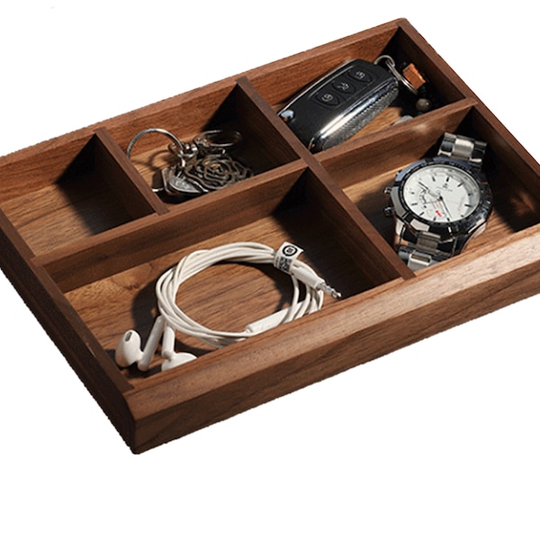 Wood Desk Organizer Tray - Etsy