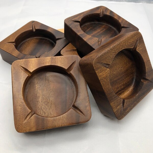 Wooden Ashtray - Etsy
