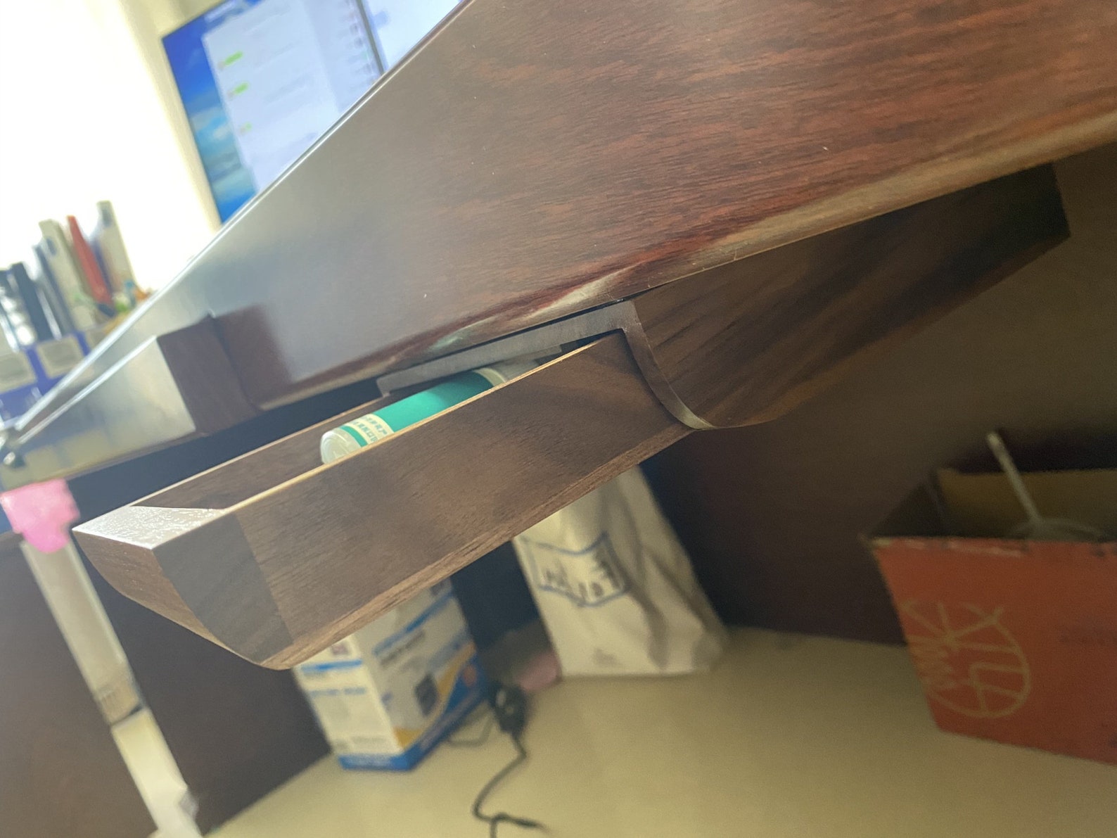 Under Desk Draweroffice Desk Accessoriesdesk Drawer - Etsy