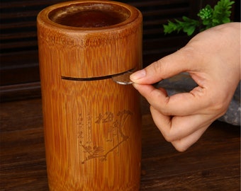 Wooden Coin Bank - Etsy