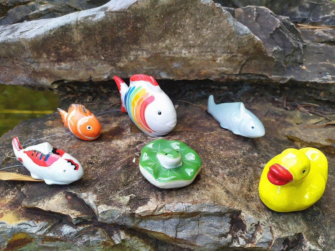 Aquarium Decorcute Ceramic Floating Fish Tank - Etsy