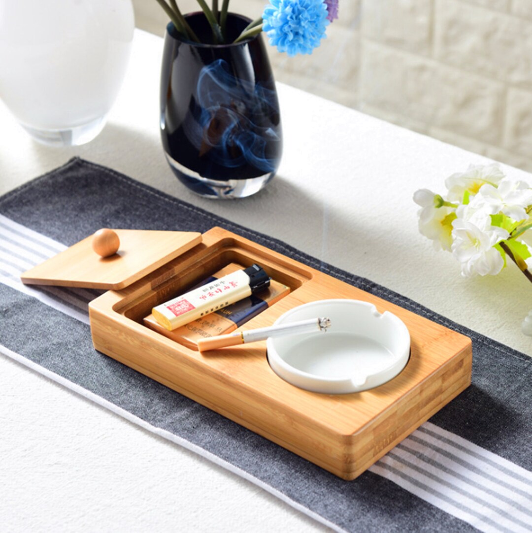 Ashtray With Lidceramic Ashtray Modern Decorative ashtray - Etsy