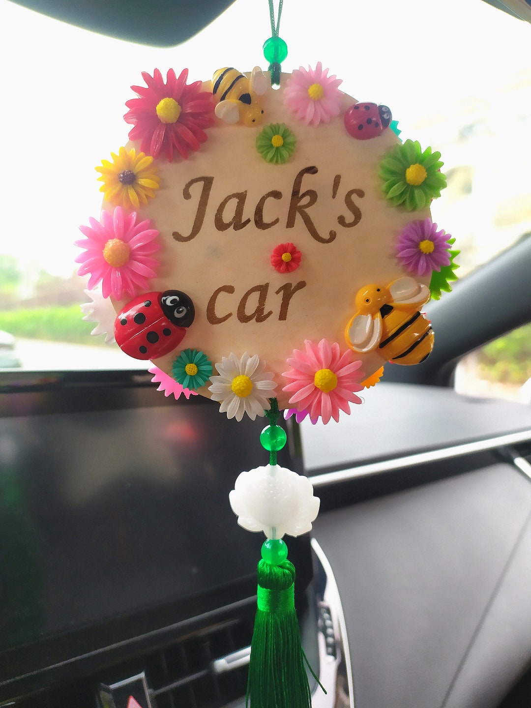 Personalised Rear View Mirror Hanging Accessoriescar Rear View Mirror ...