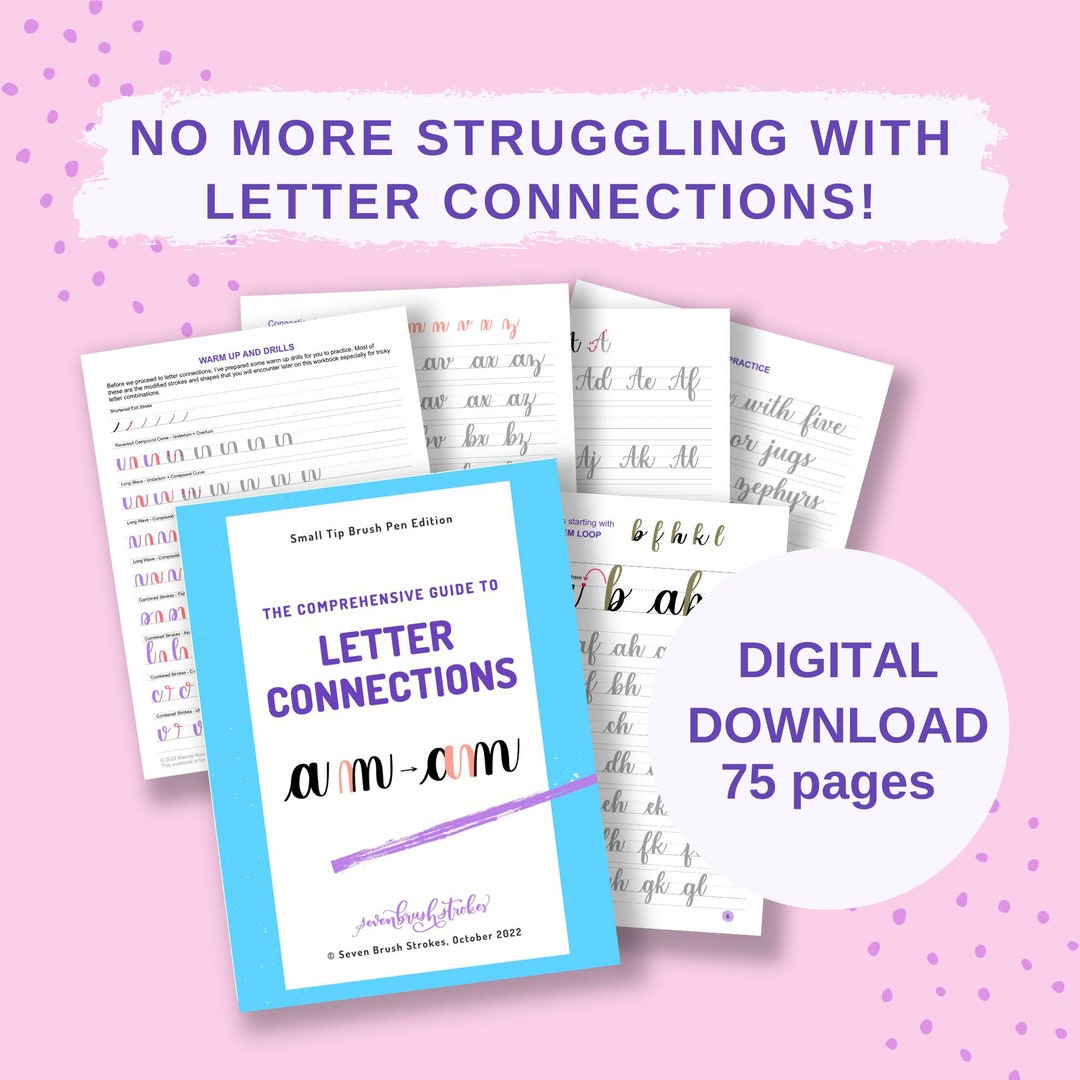 The Comprehensive Guide to Letter Connections - Etsy