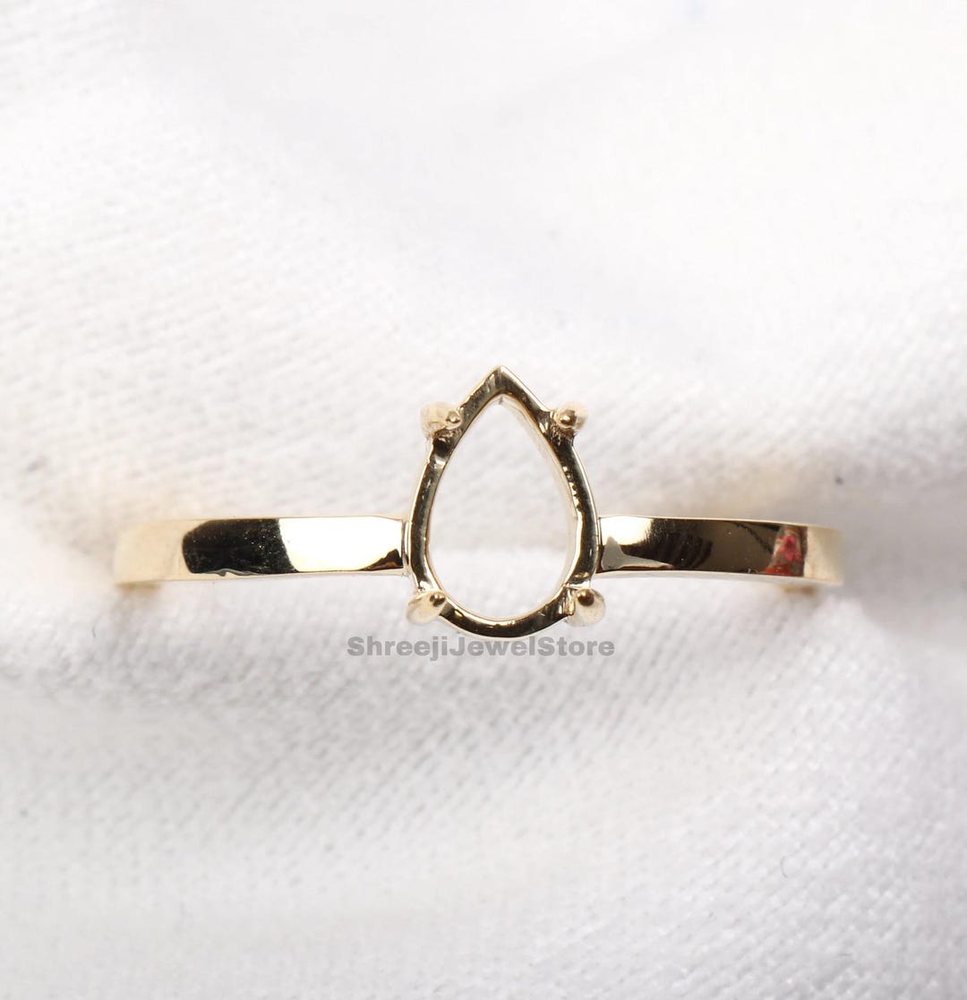 Custom Semi Mounting Claw Prong Ring Setting Solitaire Diamond Setting ...