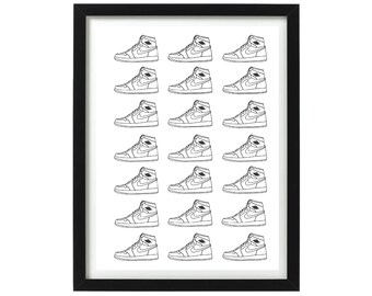 Jordan 1 Template - Etsy