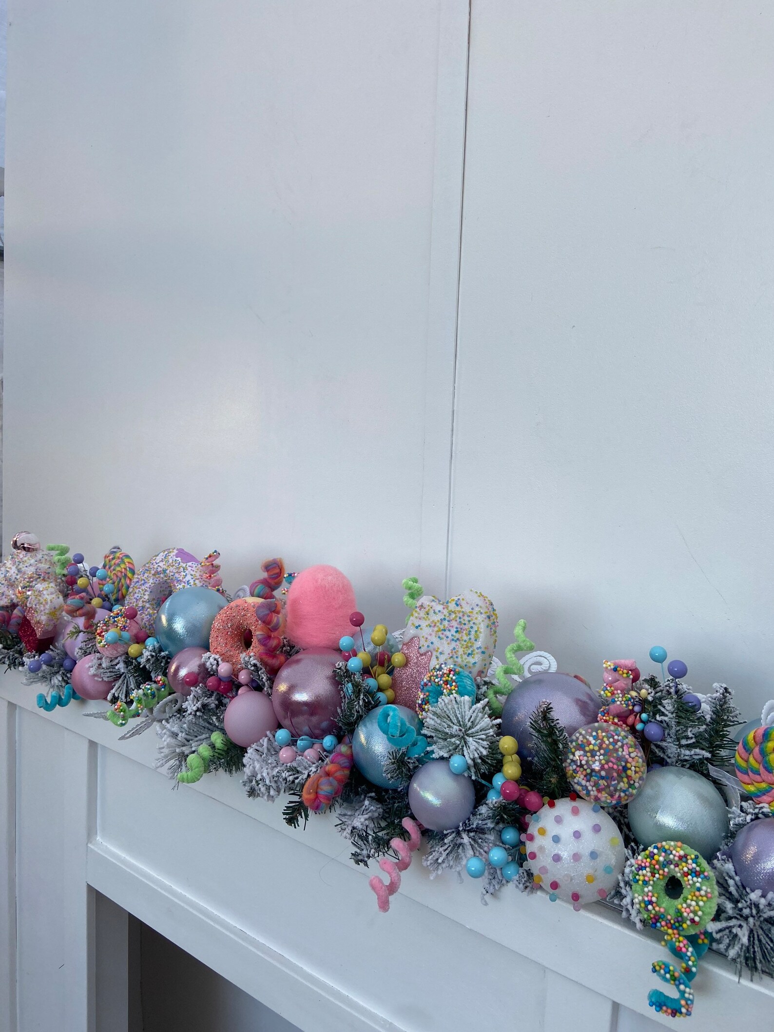 Candyland Garland for Mantle • Winter Decor • Christmas Decor for ...