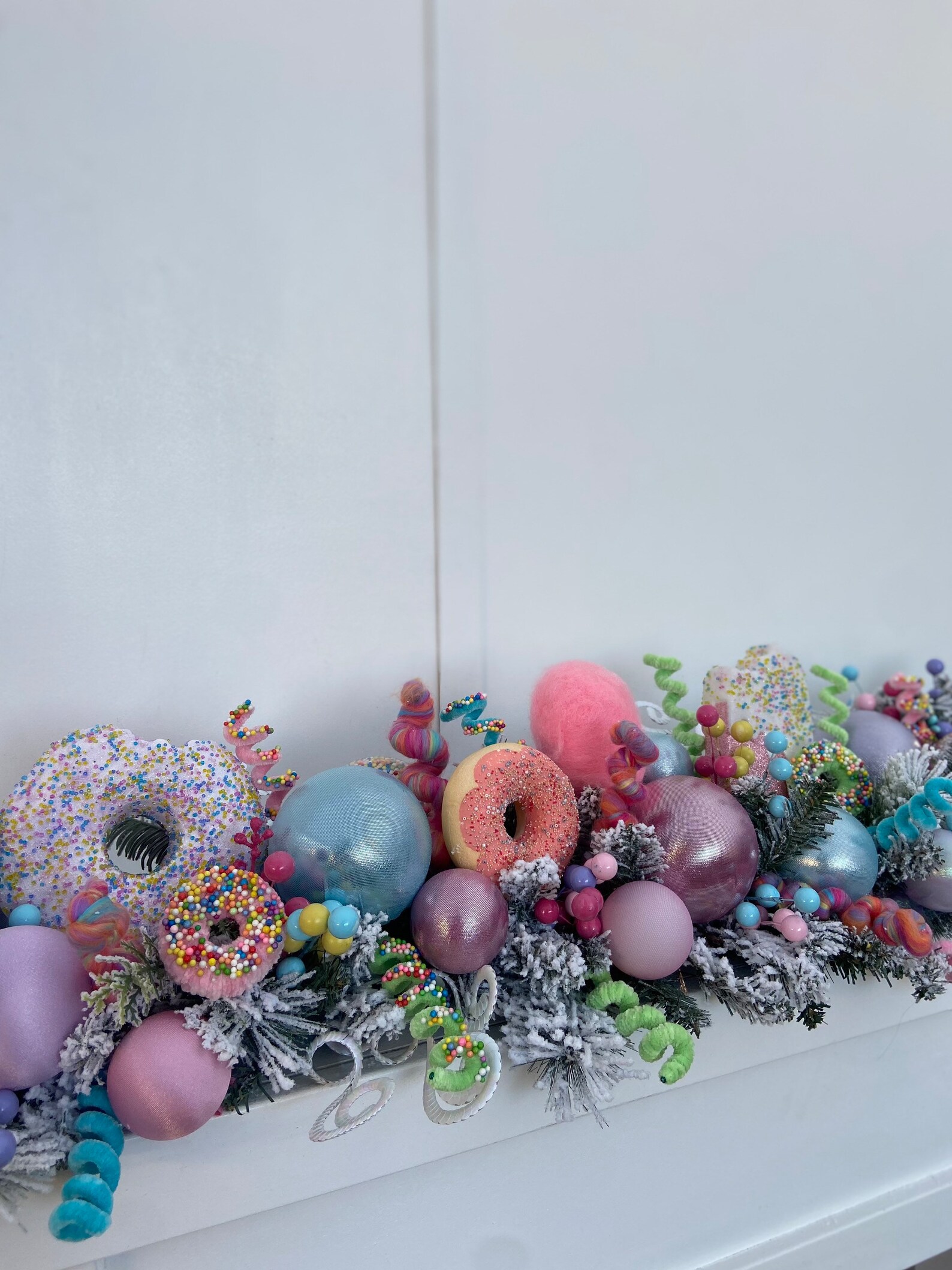 Candyland Garland for Mantle • Winter Decor • Christmas Decor for ...