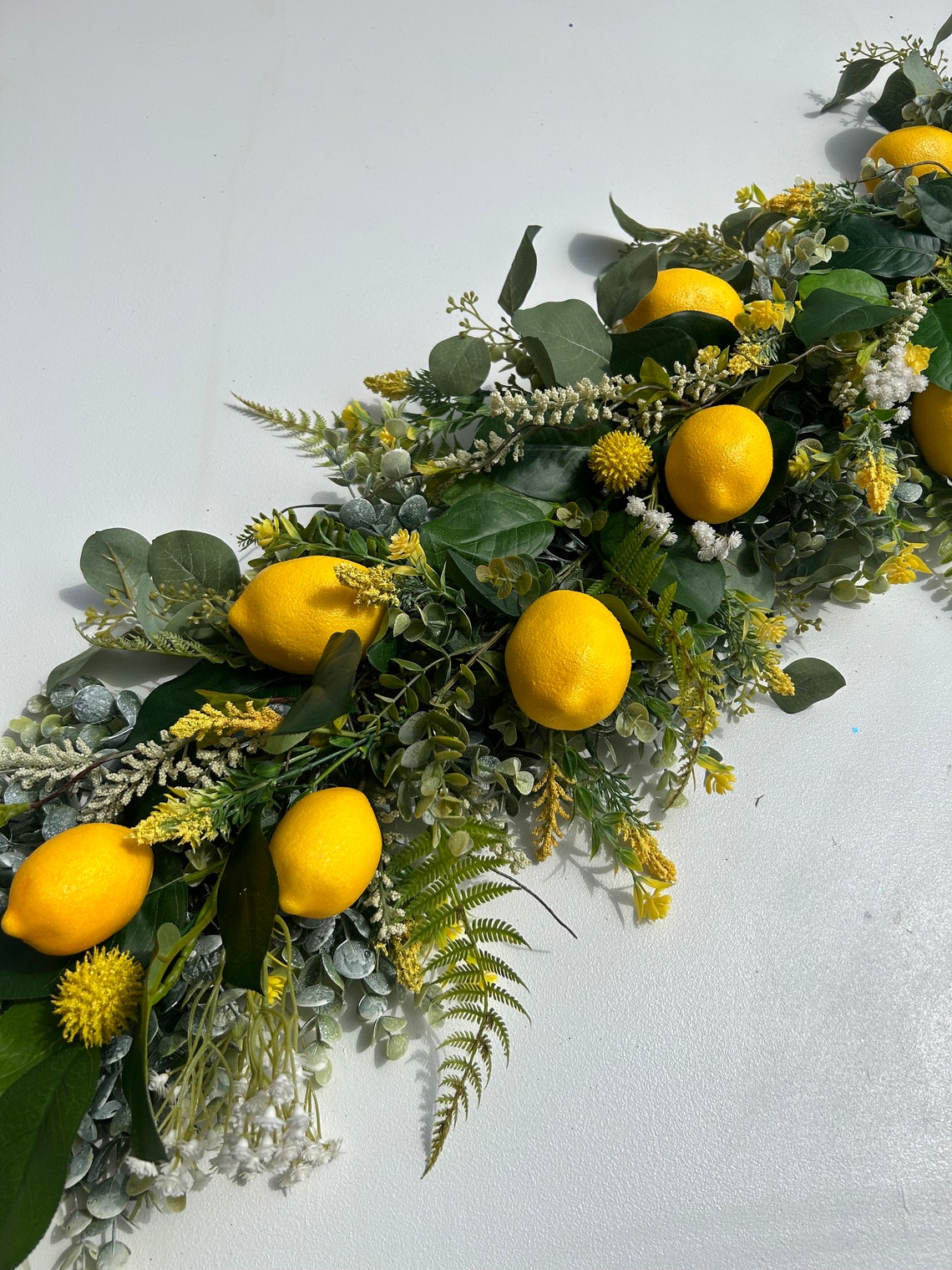Lemon Garland • Lemon Decor • Lemon Decor for Fireplaces •summer ...