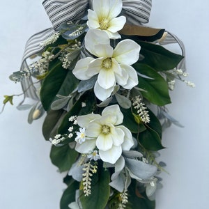 Magnolia Swag • Magnolia Front Door • Magnolia Decor • Wall With ...