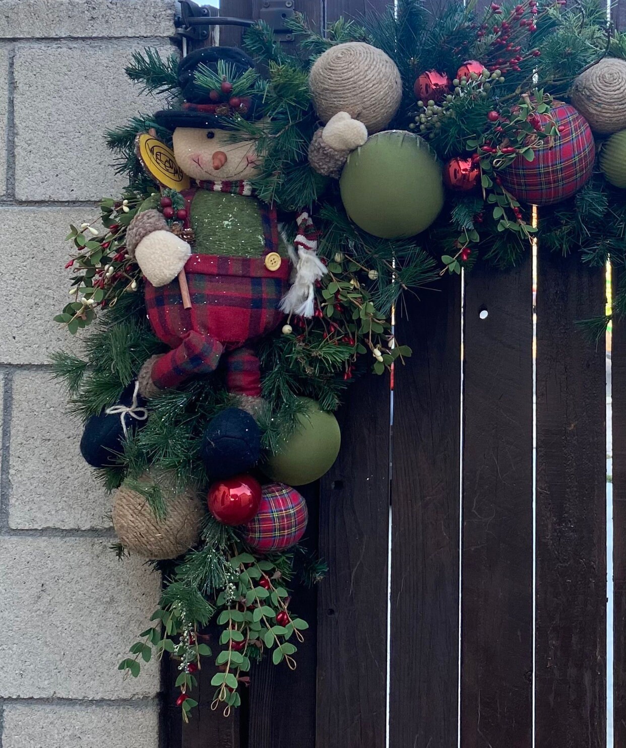 Christmas Garland (toys, Flannel, Green Ornaments) / Guirnalda De ...