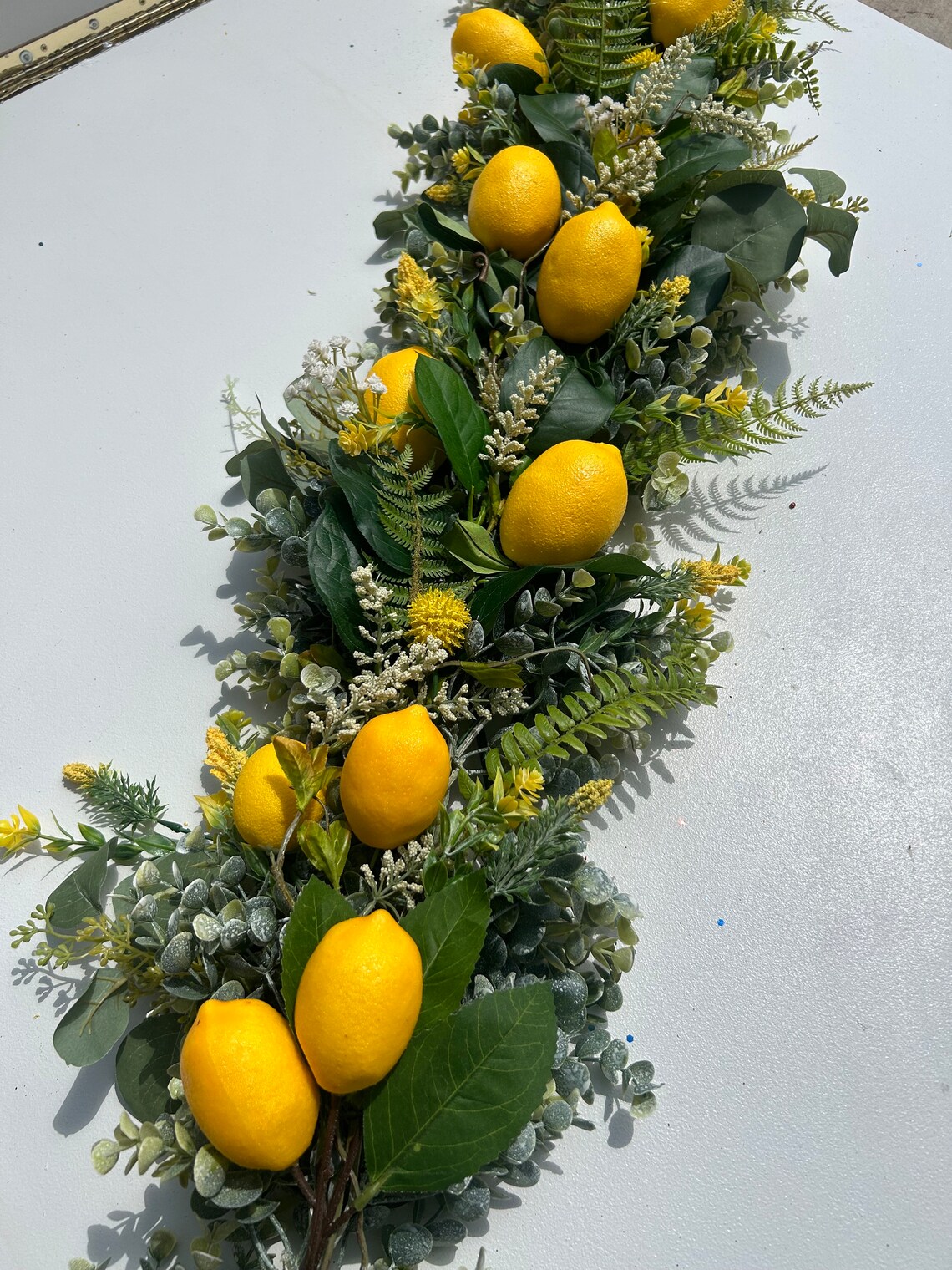 Lemon Garland • Lemon Decor • Lemon Decor for Fireplaces •summer ...