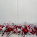 Christmas Garland • Christmas Mantle • Red & White Christmas Decor ...