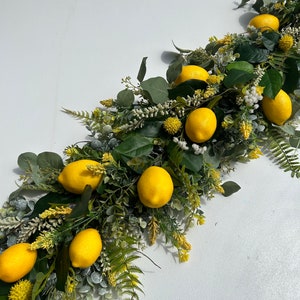 Lemon Garland • Lemon Decor • Lemon Decor for Fireplaces •summer ...
