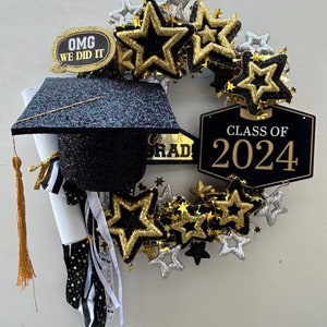 Graduation Wreath • Grad Wreath • Graduation Day •graduation Party ...