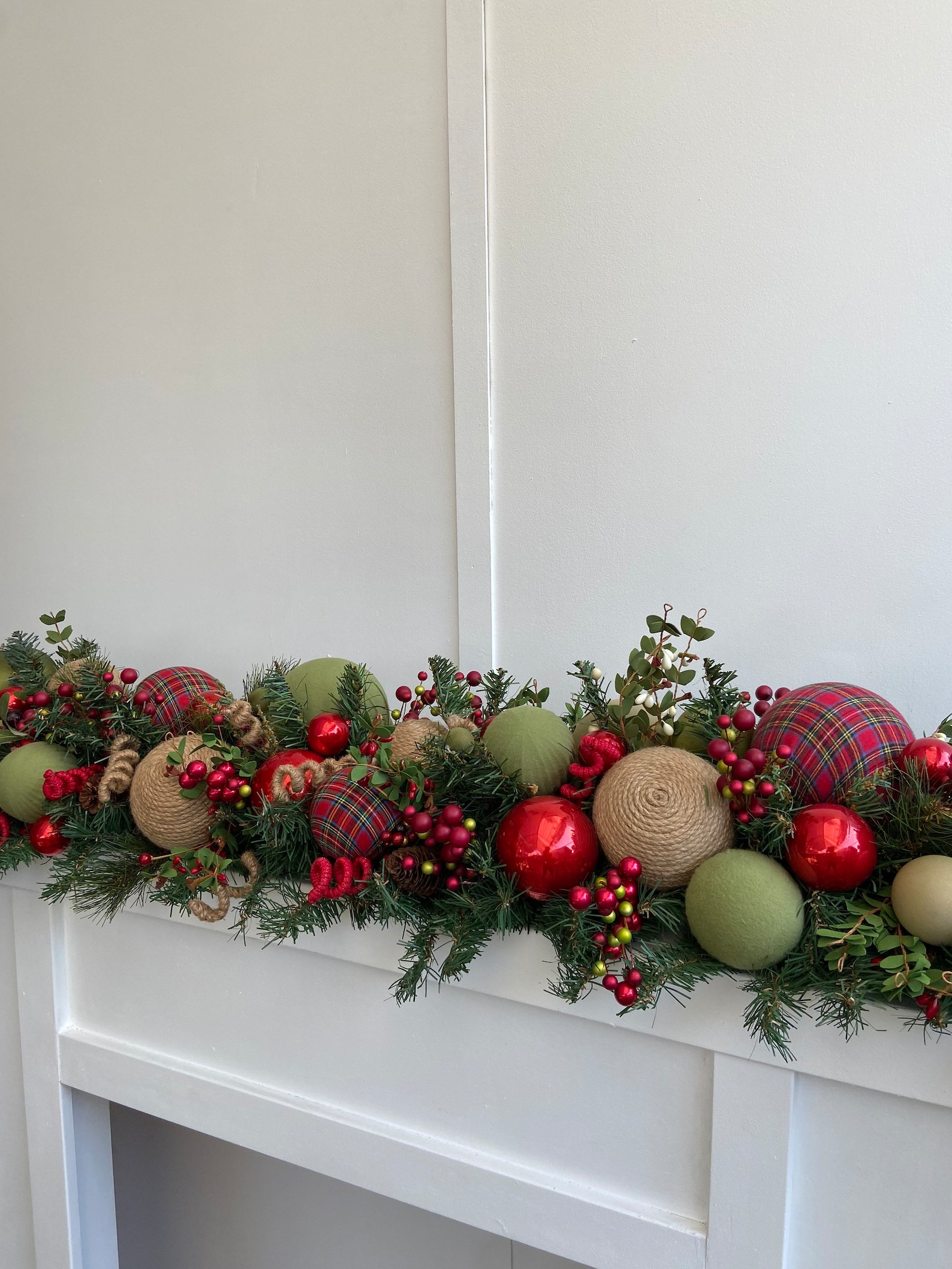 Christmas / Winter Garland for Mantleholiday Decor winter - Etsy