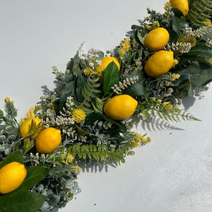 Lemon Garland • Lemon Decor • Lemon Decor for Fireplaces •summer ...