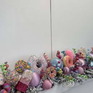 Candyland Garland for Mantle • Winter Decor • Christmas Decor for ...