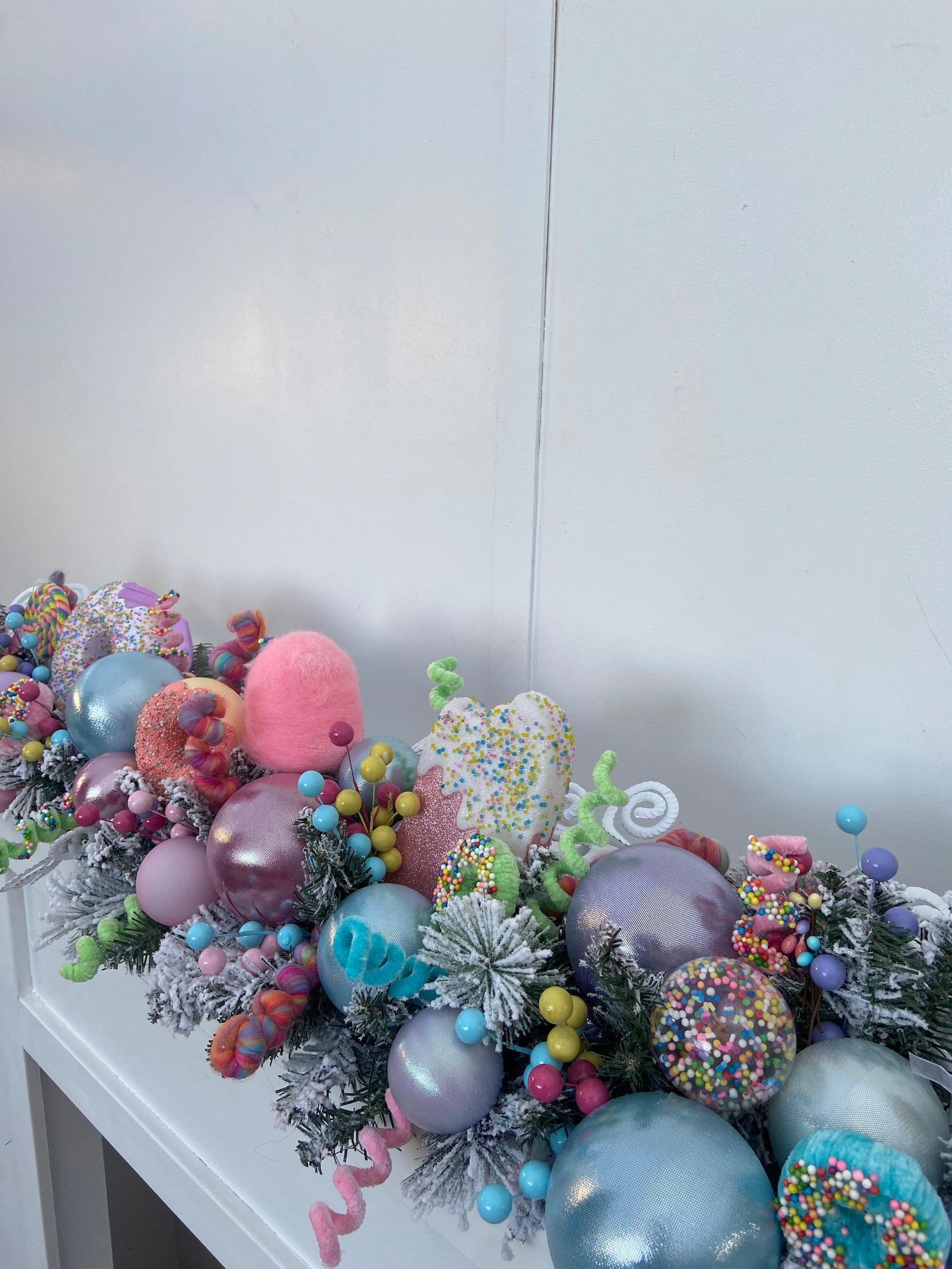 Candyland Garland for Mantle • Winter Decor • Christmas Decor for ...
